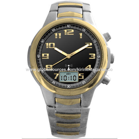 China Radio Controlled Watches,Digital Display Stainless Steel Quartz ...
