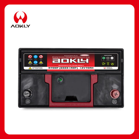 China N70MF/car battery/Auto battery/Starting lead acid battery /SMF ...