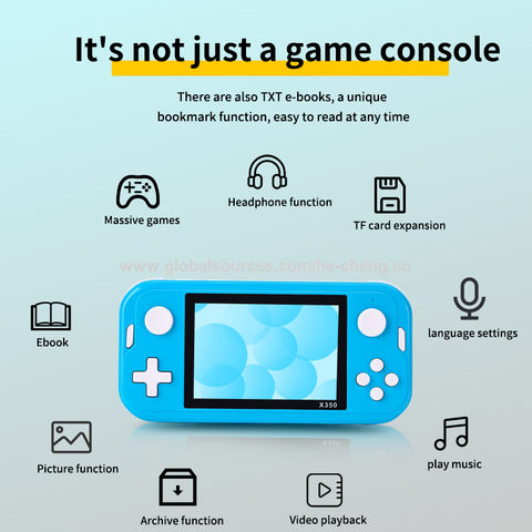 China Handheld classic game console x350 portable for nes/snes/sfc/gba ...