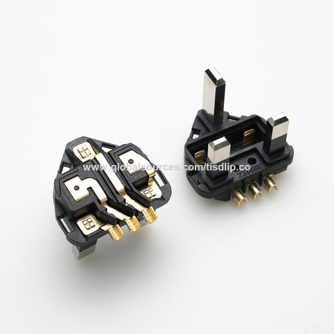 China Brass UK Pin Power Plug UK Pin Plug Insert Bridge on Global ...