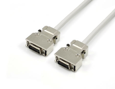 China SCSI HPCN 20pin computer data Cable Assembly Metal Shell and ...