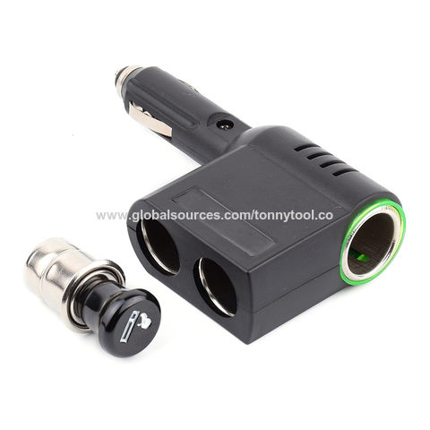 China 3-Socket Cigarette Lighter Splitter Power Adapter, on Global ...