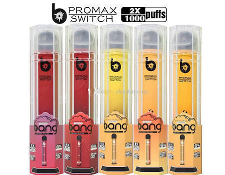 Hot sale disposable electronic cigarette 2000 puffs Bang promax switch ...