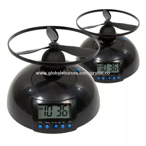 China Alarm clock promotional gifts globular football with flying fly ...