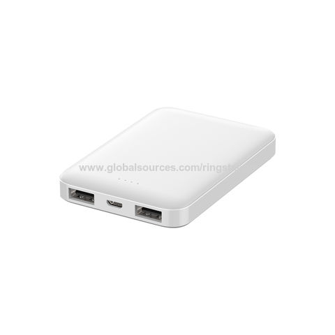 China OEM Rechargeable Mini Slim Powerbanks portable charger 5000mah ...