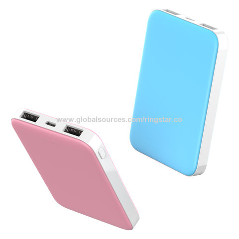 China OEM Rechargeable Mini Slim Powerbanks portable charger 5000mah ...