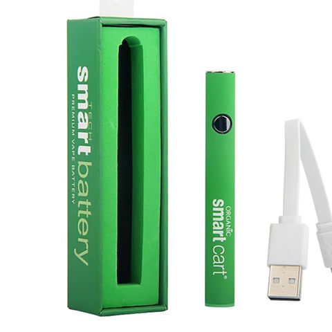 China Three voltages 380mAh Smart Cart Organic Green Vape Battery Pen ...