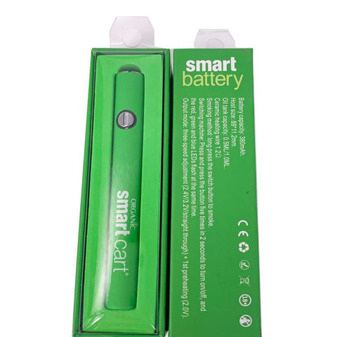 China Three voltages 380mAh Smart Cart Organic Green Vape Battery Pen ...