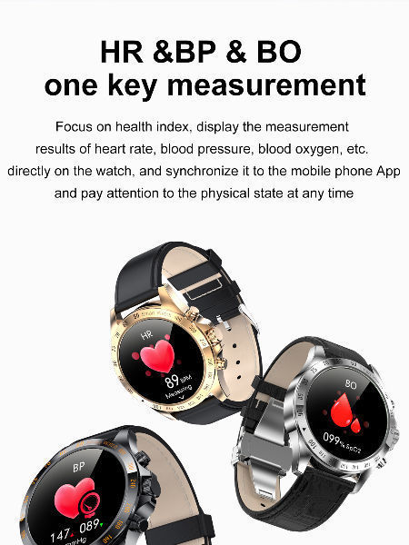 Business Man Wrist Watches LW09 OEM Bluetooth 5.0, Leather Men Watch Bluetooth smart watch oem ...