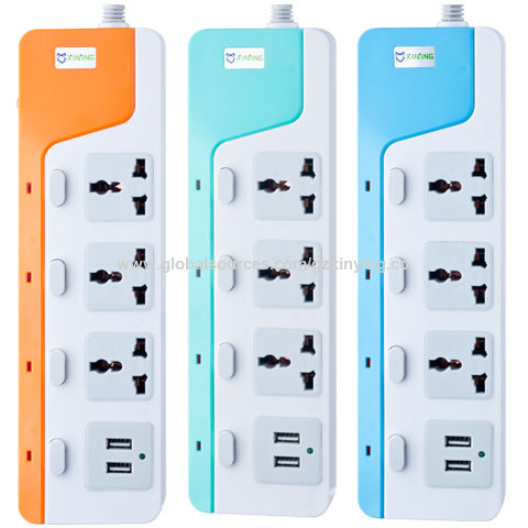 China Universal extension socket 220V power boards with surge ...