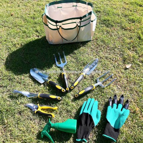 China Gardening Tools Set With Bag Floral Shovel Weeder Home 10pcs ...