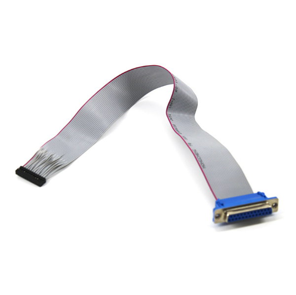 China DB25 female welding printer cable 26P grey D-Sub connector red ...