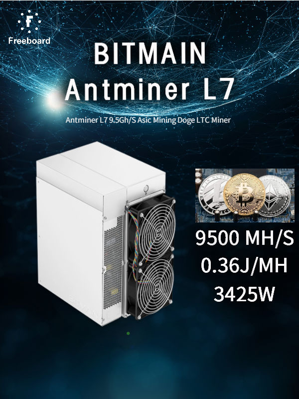 Hong Kong SAR Preorder Antminer L7+ 9500mh/S Bitmain Litecoin Miner ...
