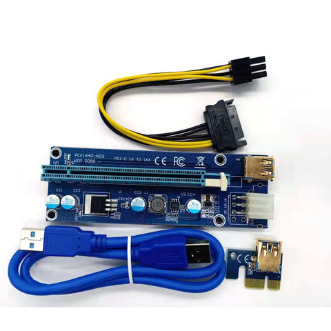 China Factory Direct Sell Pcie Riser VER 009S PCI-E Riser 1X To 16X ...