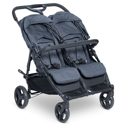 China Twin Stroller Double Pushchair Suitable Lightweight Compact Fold ...