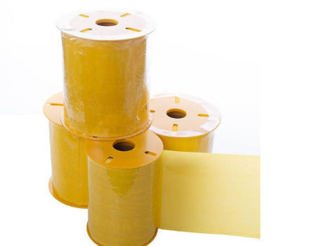 China Yellow blue sticky tape rolls for greenhouse plant insect control ...