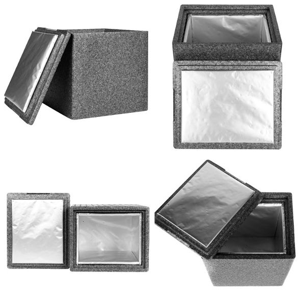 China Custom size shipping food delivery thermal EPP foam insulated ...