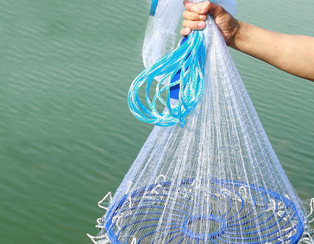 OEM ODM Custom Fishing net china Throw Catch drawstring buy nylon ...