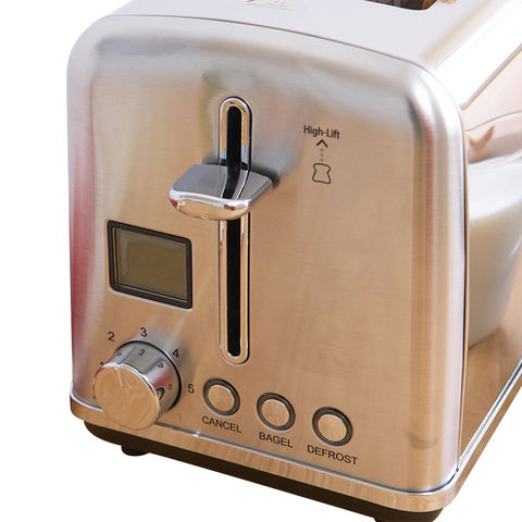 China 2 Slices Reheat Defrost Stainless Steel Household Automatic Bread ...