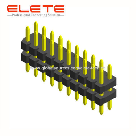 China Right angle pin header, 1.27*2.54mm 2*14 pin connector on Global Sources,Pin Header,right ...