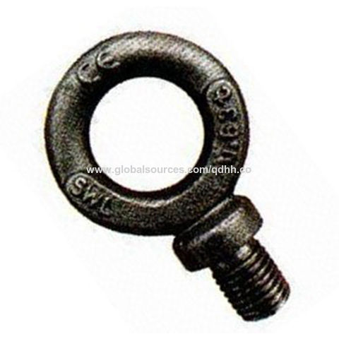 China Dynamo Eye Bolts, BS4278-TABLE 3, Metric Thread, Self-colored or ...