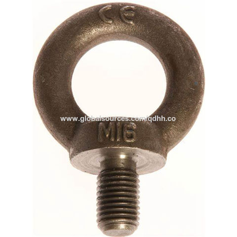 China Dynamo Eye Bolts, BS4278-TABLE 3, Metric Thread, Self-colored or ...