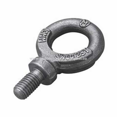 China Dynamo Eye Bolts, BS4278-TABLE 3, Metric Thread, Self-colored or ...