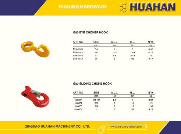 China G80 Sliding Choke Hook, Rigging Hardware on Global Sources ...