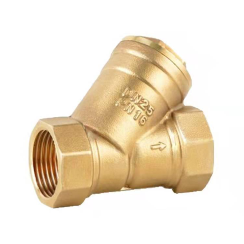 China Water Valve Female Thread Manual Y Strainer Brass Filter on ...