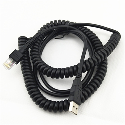 China USB A male to RJ50 male 10P10C barcode label scanner cable on ...