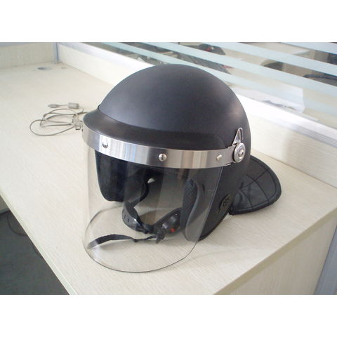 China Advanced Straight mirrored visor security Anti Riot Protective ...