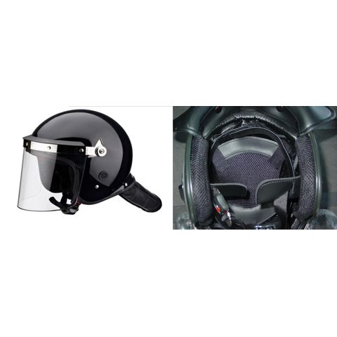 China Advanced Straight mirrored visor security Anti Riot Protective ...