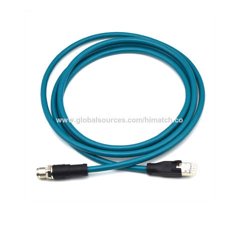 China EtherCAT M12 X Code 8pos to RJ 45 Cat6 Shielded Durable Cable on ...