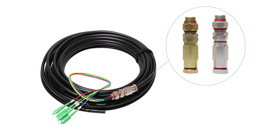 China Service Node Cable 4 6 8 12 24 36 Core Optic Fiber Pre-terminated ...