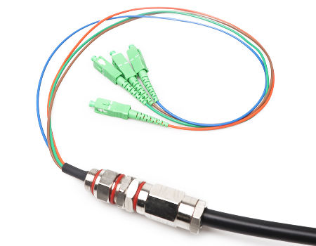 China Service Node Cable 4 6 8 12 24 36 Core Optic Fiber Pre-terminated ...