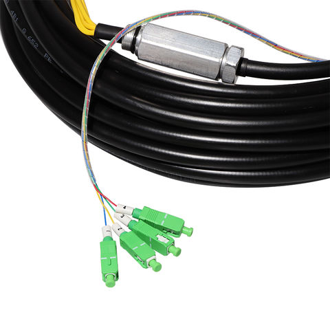 China Service Node Cable 4 6 8 12 24 36 Core Optic Fiber Pre-terminated ...