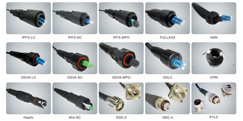 China Service Node Cable 4 6 8 12 24 36 Core Optic Fiber Pre-terminated ...
