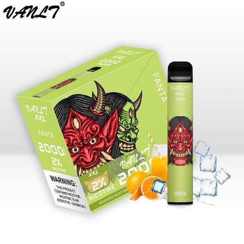 China VANLT Disposable Vape original Synthetic Nicotine 2000 Puffs 2% ...