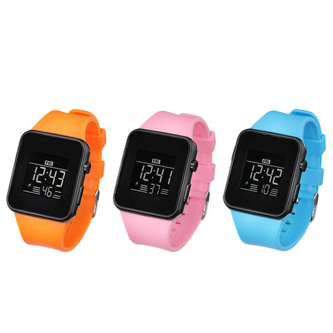 China LED watch with seven colors backlight made of TPU on Global ...