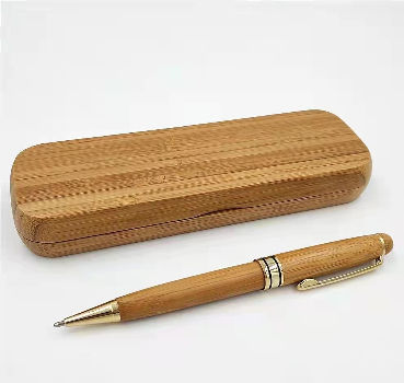 China Reliabo Luxury Bamboo Ballpoint Pen Gift Set Business Pen Case Display, Nice Writing Pen ...