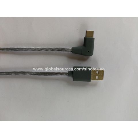 China 90 RIGHT ANGLE mfi certified Lightning cable c94 Made for iPhone ...