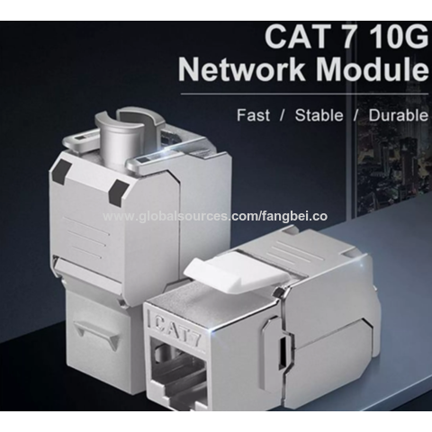 China Cat7 Shielded Keystone Adapter Dongguan Manufacture wholesale on ...
