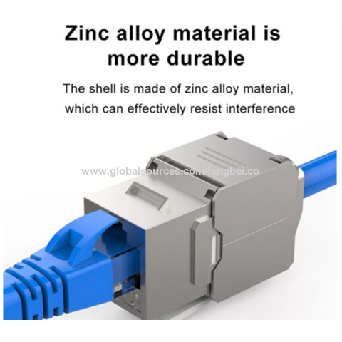 China Cat7 Shielded Keystone Adapter Dongguan Manufacture wholesale on ...