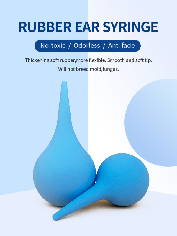 FULI Medical Rubber Ear Wash Ball Laboratory Soft Rubber Bulb Ear Tool ...