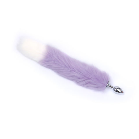 China Fox Tail Anal Butt Plug Cosplay ButPlug Ass-Plug Metal Sextoys ...