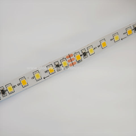 China Double Color 2835 LED Strips 120LED 12V/24V, 10mm Width, White ...