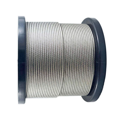 China Fiber Core 6X7 Bright/Galvanized/Stainless Steel Wire Rope Drill ...