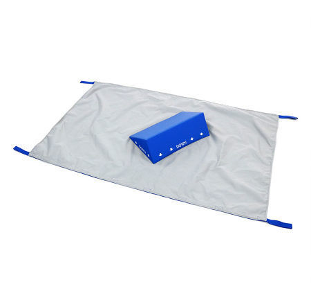 China Soft patient transfer flat slide sheet with handles patient turn ...