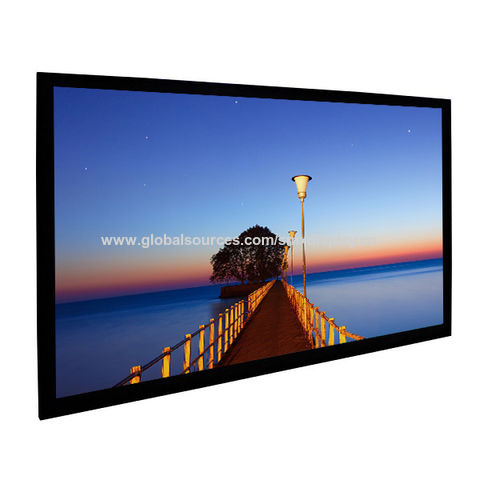 China Home Cinema Fixed Frame Projector Screen Frame Projection Screen ...