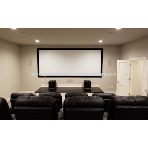 China Home Cinema Fixed Frame Projector Screen Frame Projection Screen ...